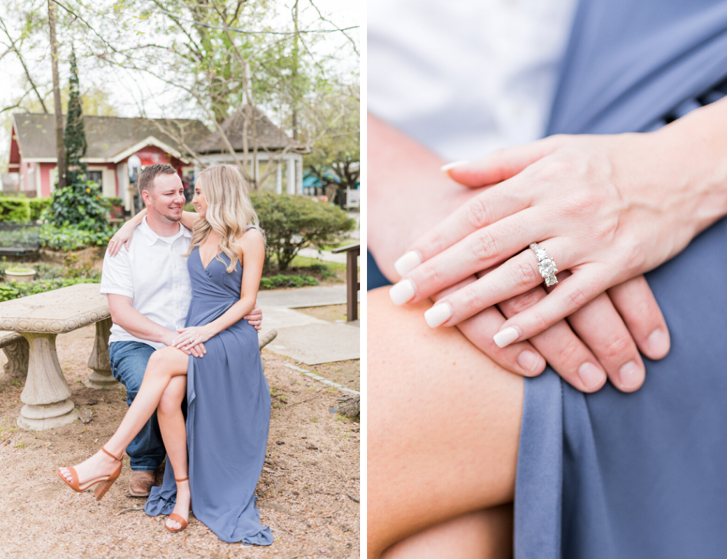 Old Town Spring Engagement Photos | Paige & Will - miriamvphotography.com